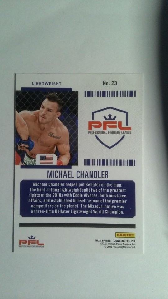 2025 Panini Contenders PFL - Gold - Main Event Ticket - Michael ...