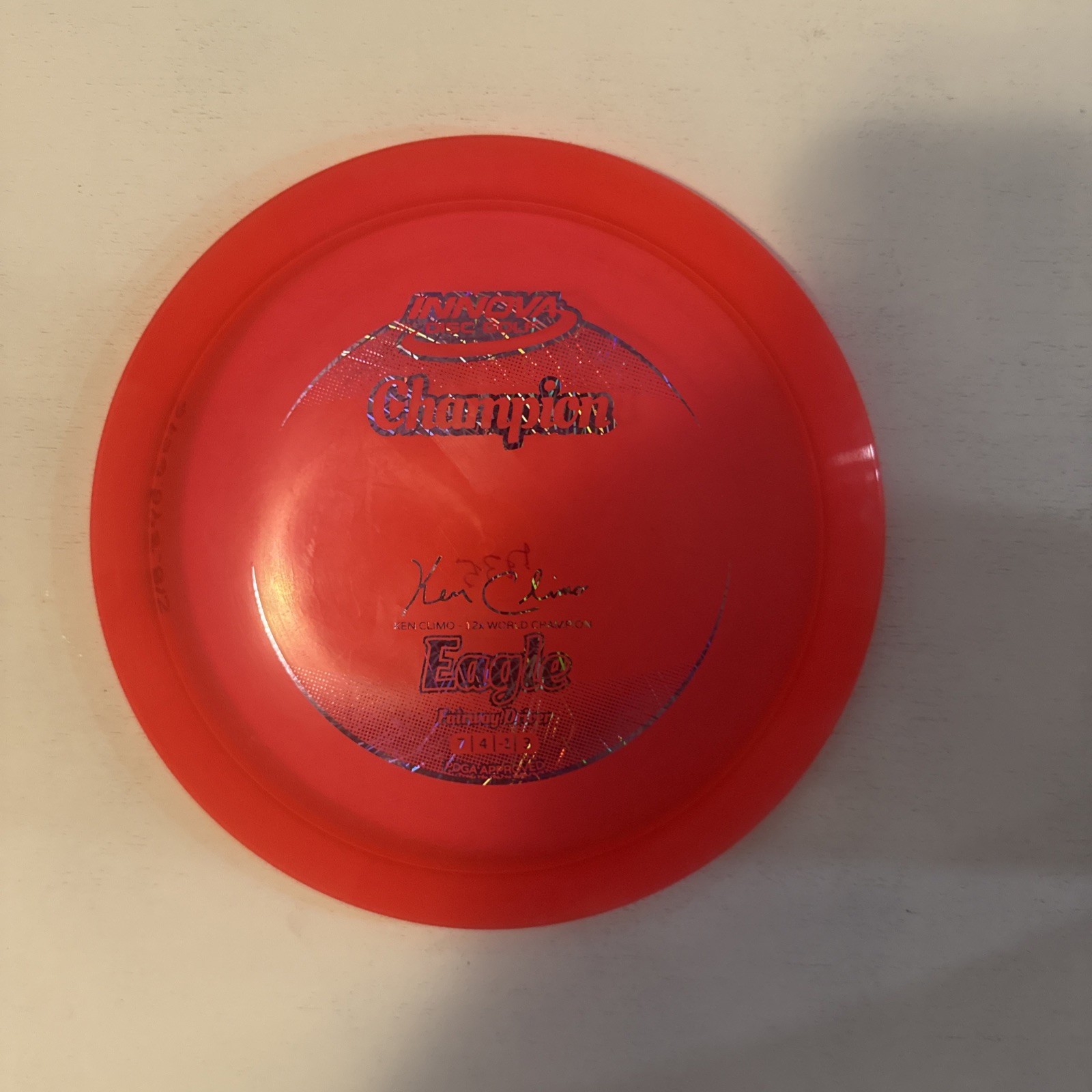 Field tested Innova Champion Eagle 174g Red Fairway Driver Golf Disc | eBay