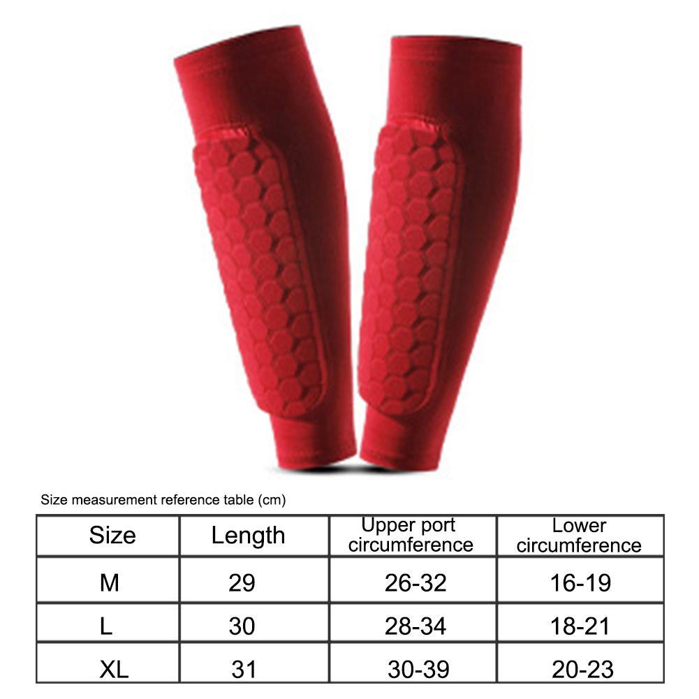 1pc Honeycomb Lower Leg Guards Anti-collision Workout Accessories (XL ...