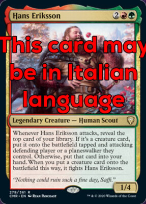 MTG HANS ERIKSSON EXC - HANS ERIKSSON - CMR - MAGIC | eBay