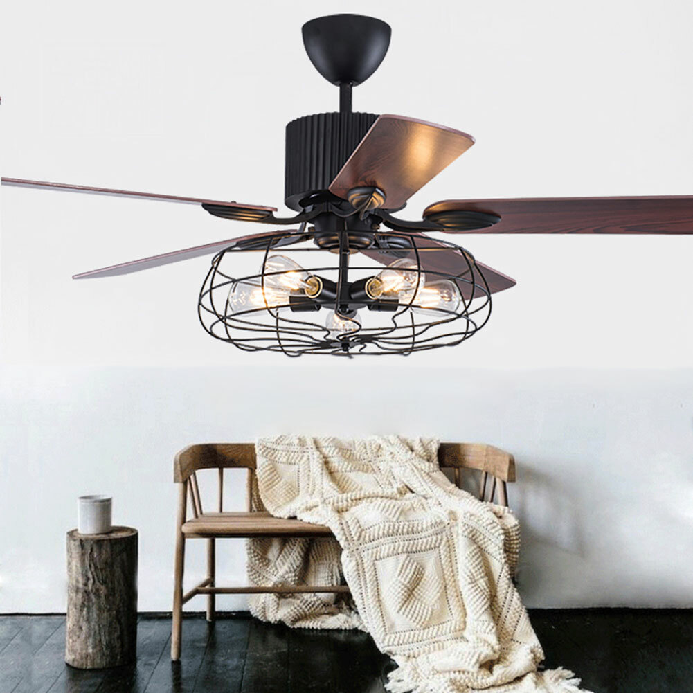 Ceiling Fan With Cage | Shelly Lighting