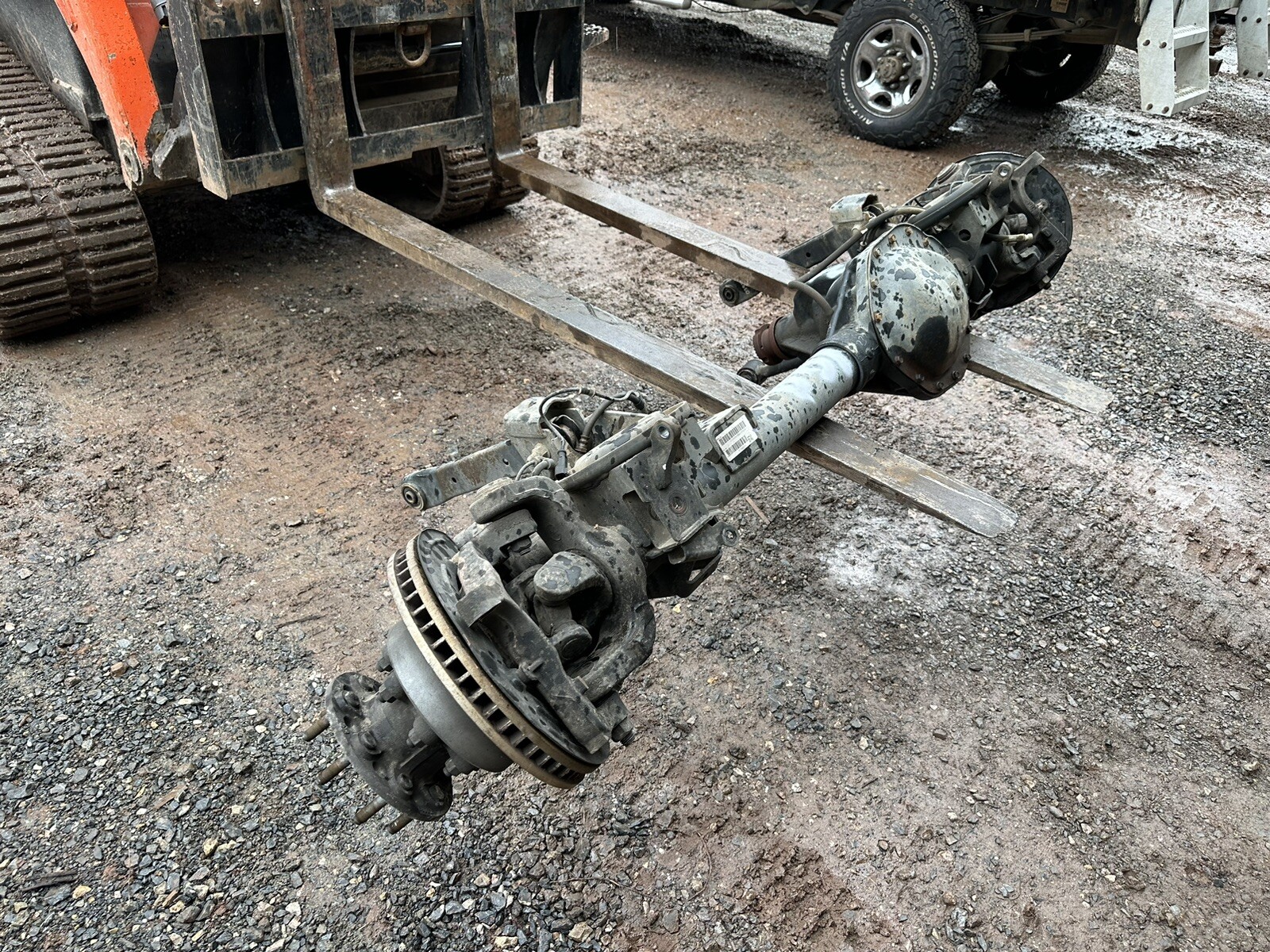 2010-2012 DODGE 3500 PICKUP Front Axle Assembly 4 wheel ABS,3.73 GEAR ...