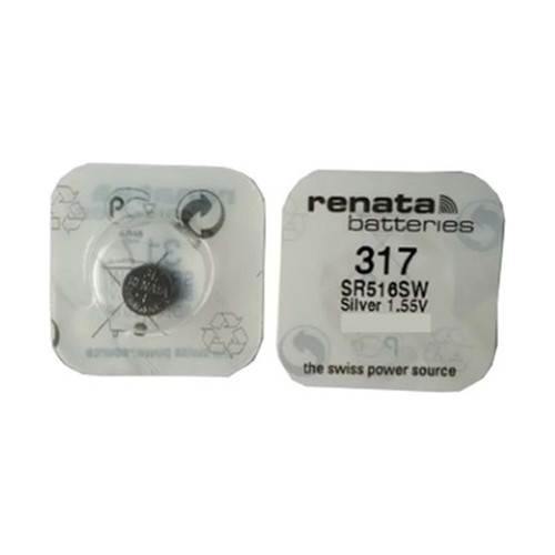 1 X RENATA SR516SW 317 SILVER OXIDE 1.55V WATCH BATTERIES SHIPPED FROM ...