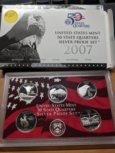Silver Quarters - 2007 Proof 50 STATE QUARTERS | eBay