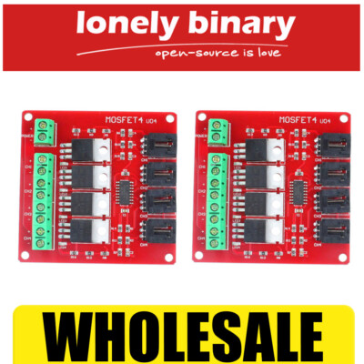 4 Channel IRF540 MOSFET Switch Module for LED CAR MOTOR Arduino UNO ...