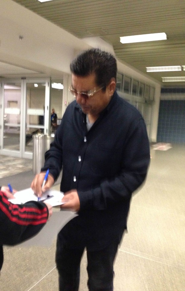 GFA Stand-Up Comedian GEORGE LOPEZ Signed 8x10 Photo AD8 PROOF COA ...