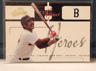 💥2005 Absolute Memorabilia Heroes #AH14 Jim Rice 30 /250 Red Sox 💥 | eBay