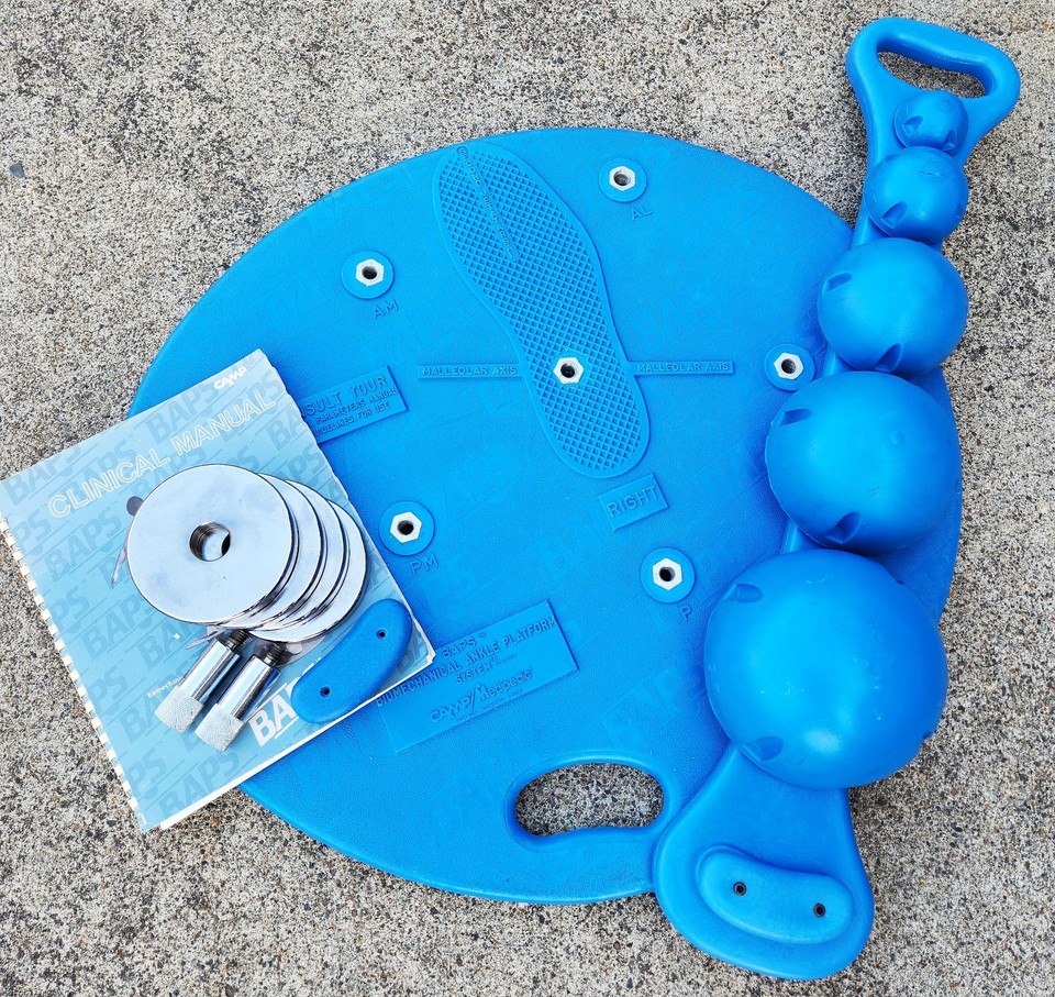 BAPS Board System w/Storage Tray weights, CAMP, PHYSICAL THERAPY, ANKLE ...