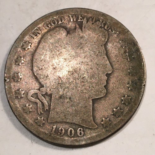 1906 O U.S. Barber Head Half Dollar Silver Coin | eBay