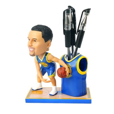 Stephen Curry #30 Warriors Bobblehead NBA Pen Holder Limited ...