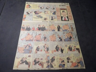 Thimble Theatre (Popeye) by Elzie Segar - Jan 21, 1934 - Full-Size ...