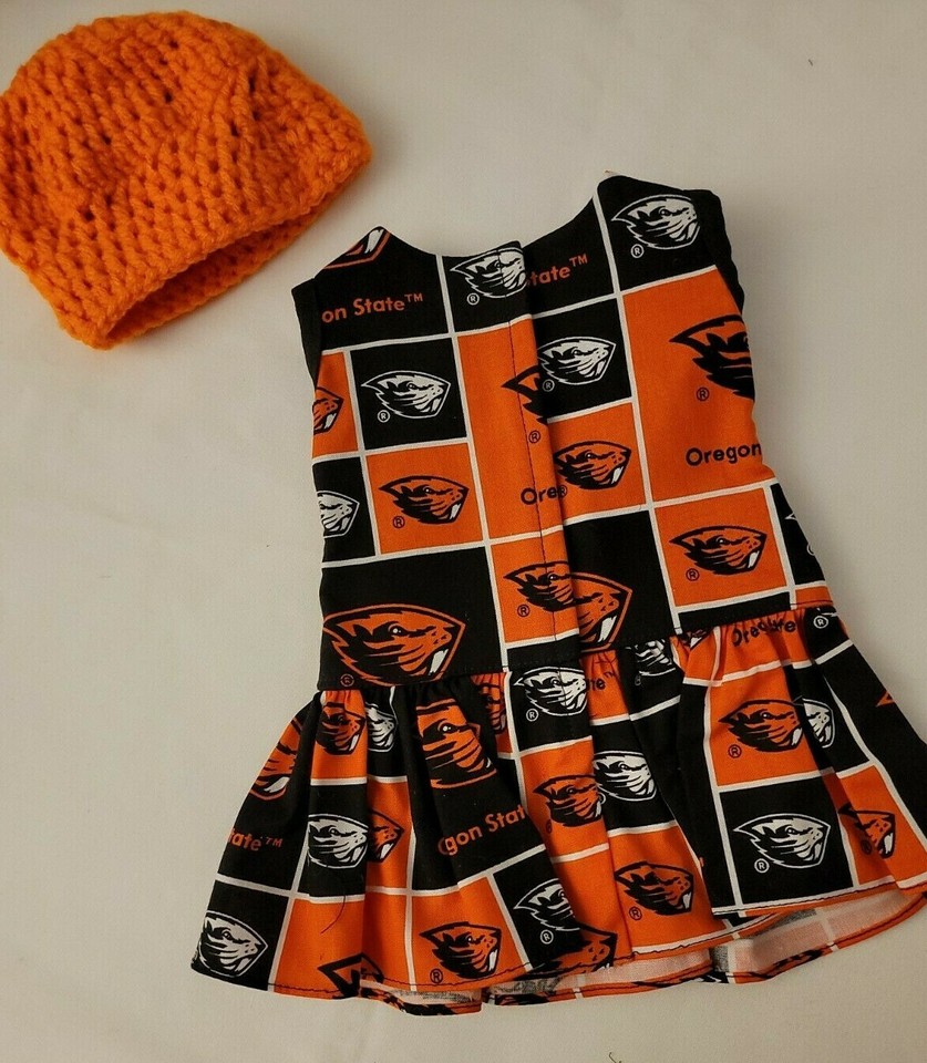 Oregon State,Beavers Dress and Hat Fits American Girl 18" Doll Clothes ...