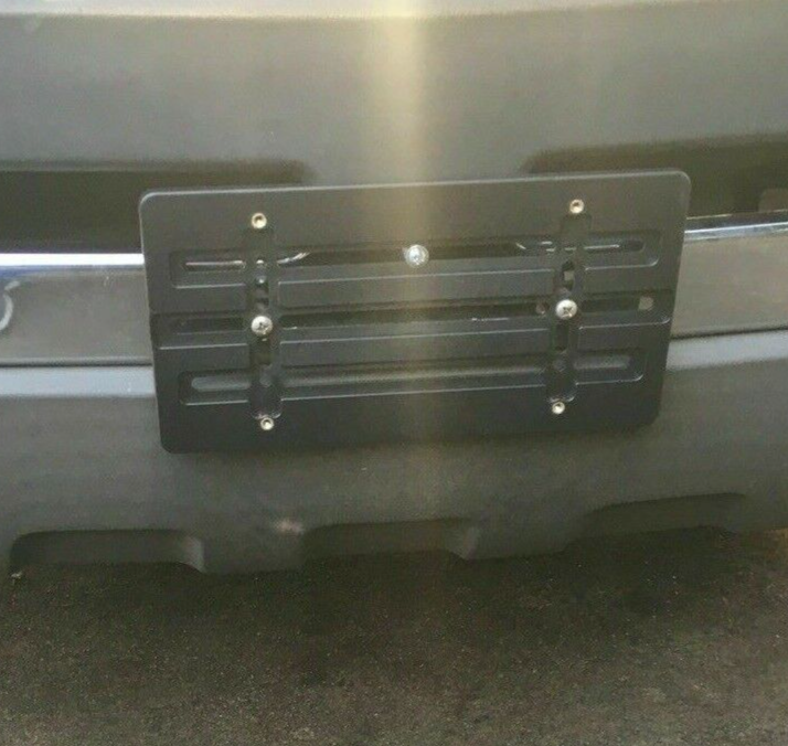 License Plate Tag Holder Mounting Relocator Adapter Bumper Kit Bracket ...