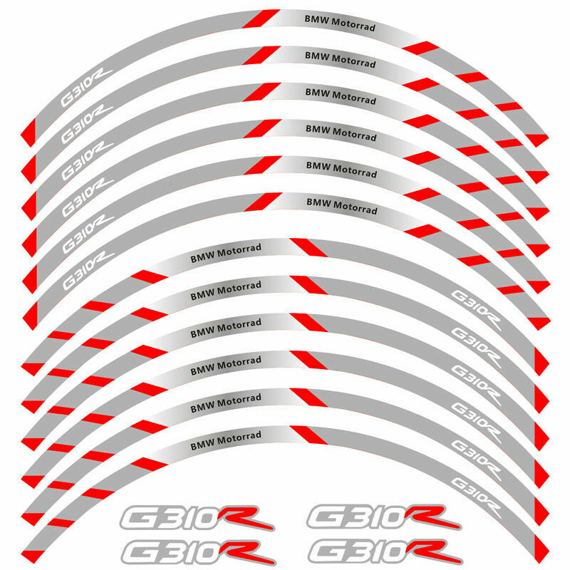 RIM "17 Stripes Wheel Decals Tape Stickers For BMW G310R 2016-2020 G ...