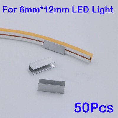 50Pcs 6*12mm LED Neon Light 2.5cm Channel Mounting Holder Clips ...