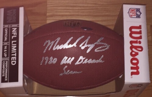 Mike Singletary Autographed Signed Wilson NFL Football Tristar ...