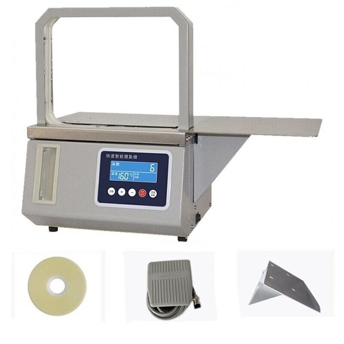 Small Auto Opp Tape Bundling Machine Supermarket Vegetable Baler ...
