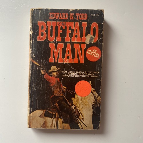 Buffalo Man Edward N. Todd (1978) Vintage Western Book Novel, Action | eBay