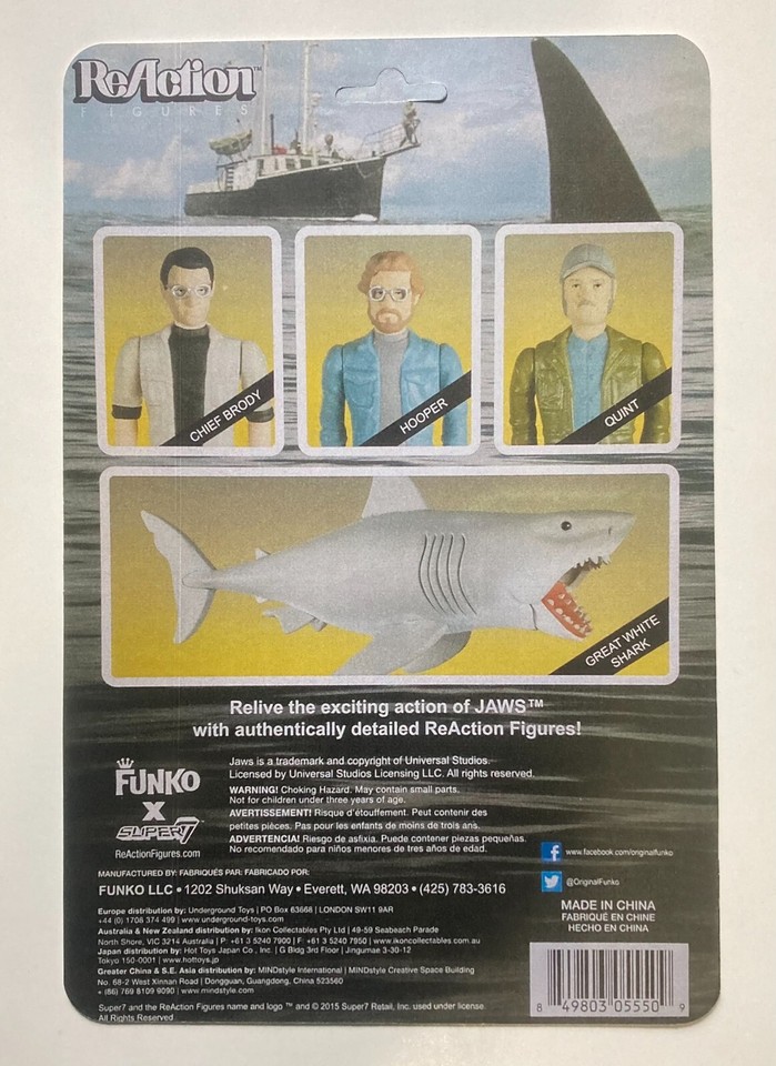 Custom made Jaws ReAction Mayor Vaughn 3 3/4 Action Figure | eBay