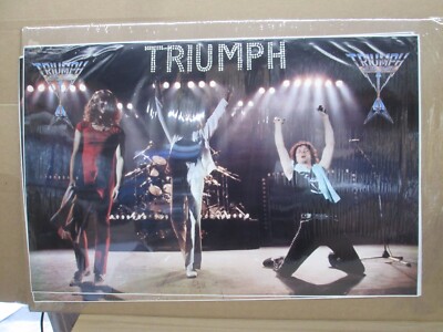 Vintage Triumph 1981 poster hard rock band artist music 18882 | eBay