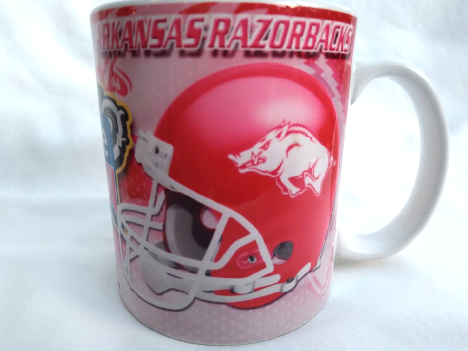 Vintage Arkansas Razorbacks Coffee 12 oz Cup Mug Sports Memorabilia ...