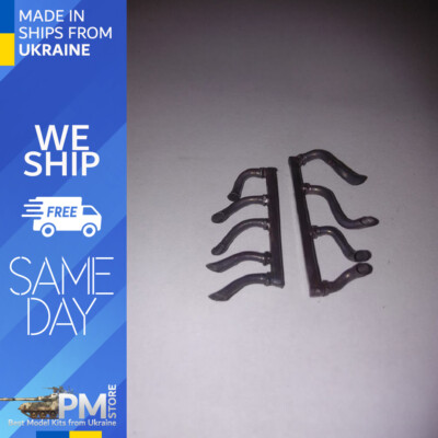 REXx 32046 1/32 Exhausts for Polikarpov I-16 Type 17-29 (ICM) metal ...