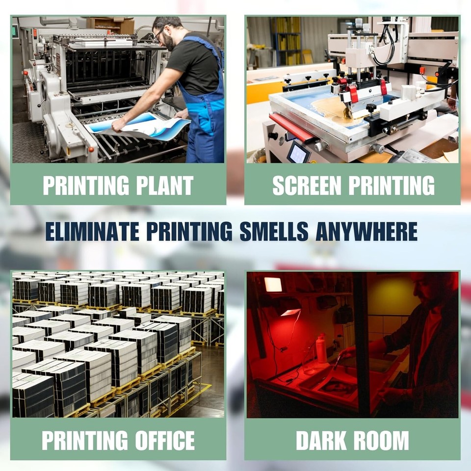 SMELLEZE Reusable Printing Smell Removal Deodorizer: Rid Odor in 300 Sq ...
