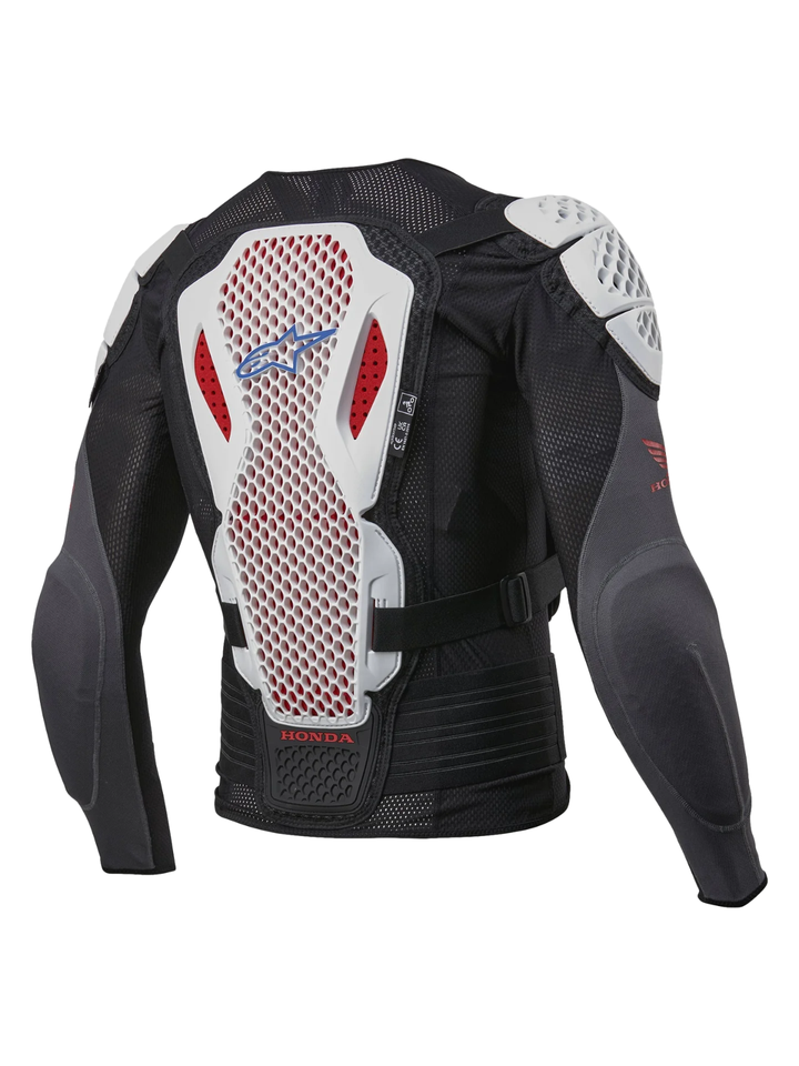 Alpinestars Honda Bionic Plus V2 Protection Jacket - Blk/Whi/Blu/Red ...