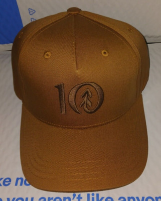 Ten Tree Logo Cork Brim Altitude Foxtrot Brown Adjustable Snapback Cap ...