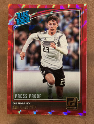 2018-19 Donruss Kai Havertz Red Press Proof Rated Rookie RC Germany | eBay
