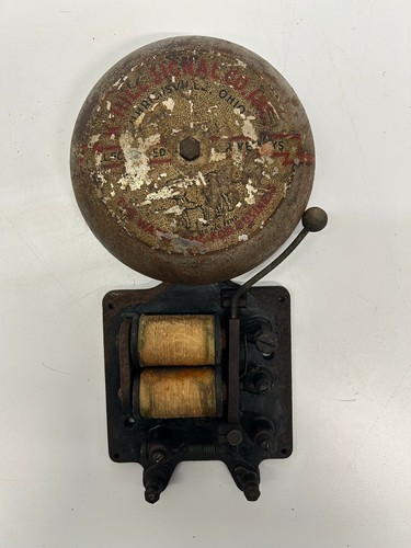 Vtg Faraday Enclosed Type #2 Movement Fire Boxing Alarm Bell K-Hill ...