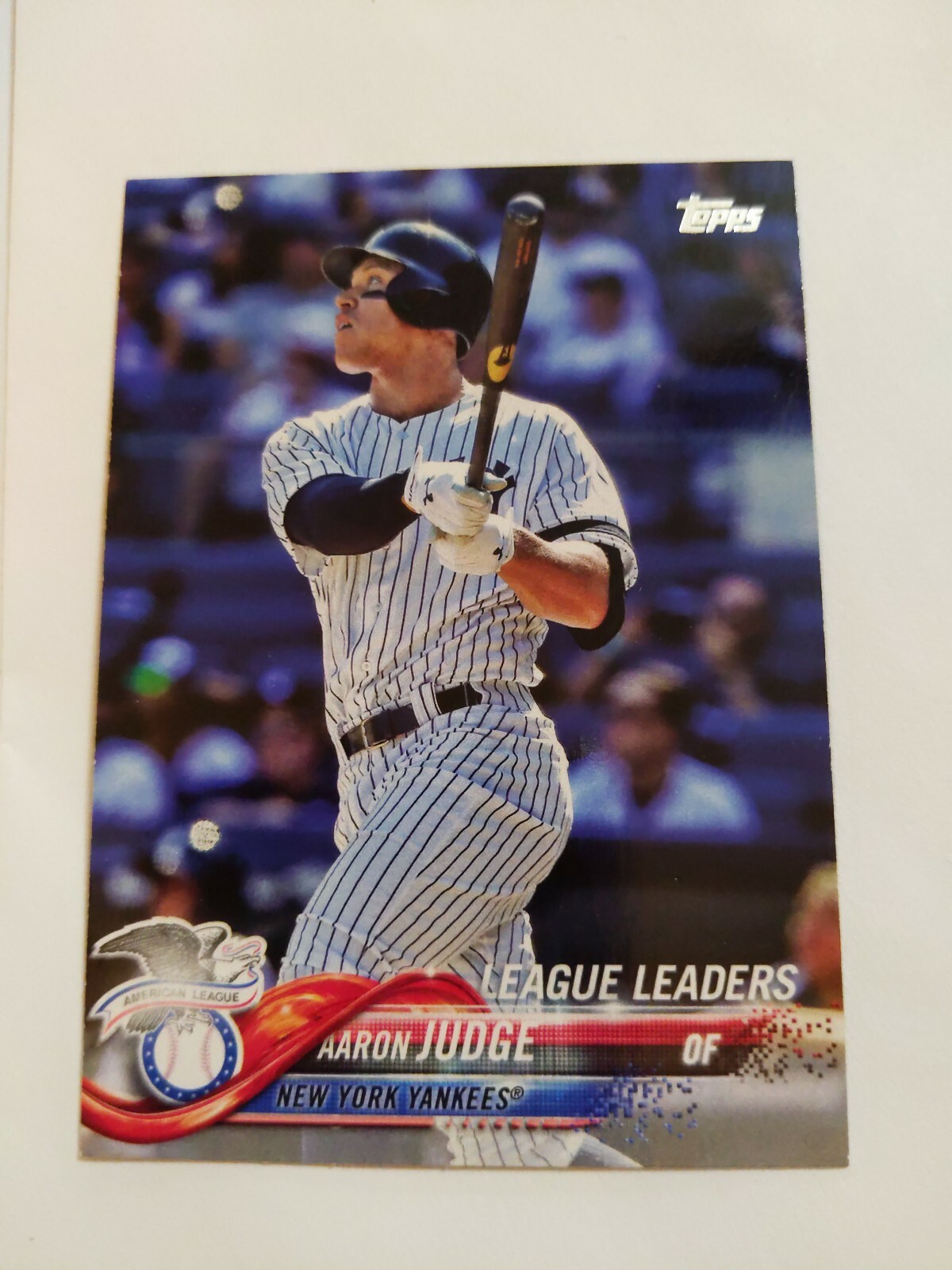 2018 Topps - League Leaders #111 Aaron Judge for sale online | eBay