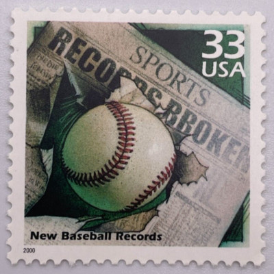 MNH New Baseball Records 33 USA Stamp, Celebrate the Century 1990s | eBay