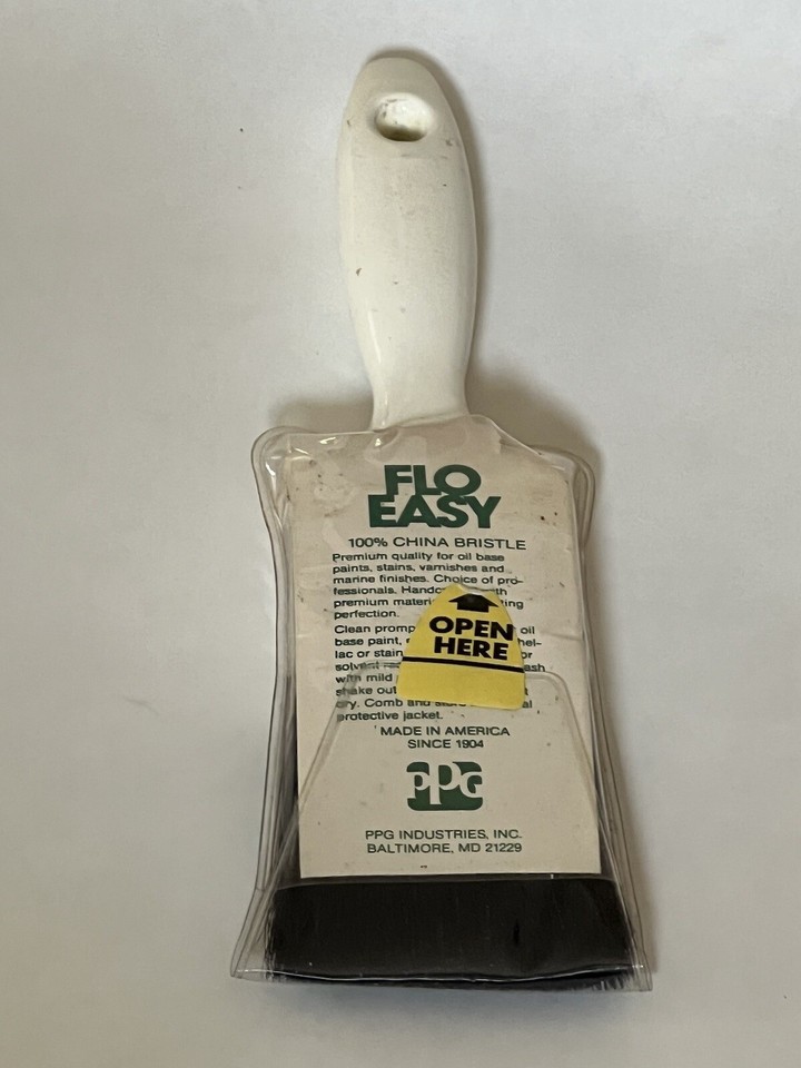 PPG FLO EASY 2 In. FLAT CHINA BRIST PAINT BRUSH FOR OIL PAINTS. | eBay