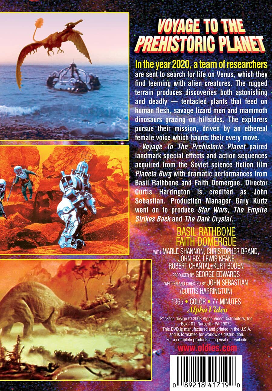 Voyage To The Prehistoric Planet (DVD) Basil Rathbone Faith Domergue ...