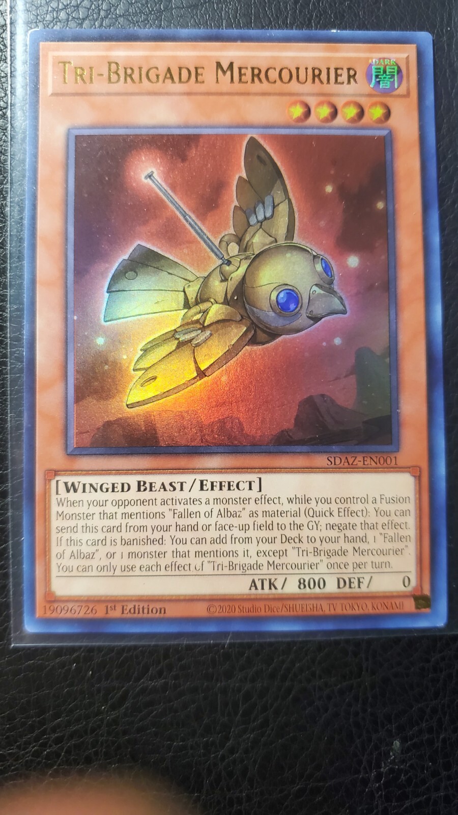 Tri-Brigade Mercourier 1st Ed SDAZ-EN001 NM Yu-Gi-Oh Albaz Strike ...