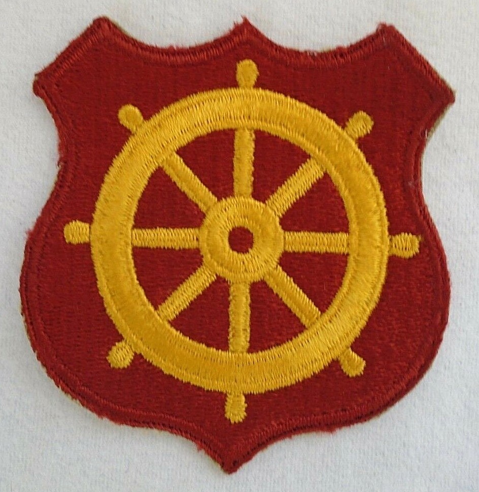 Vintage U.S. Military Ports of Embarkation Ship's Wheel Embroidered ...