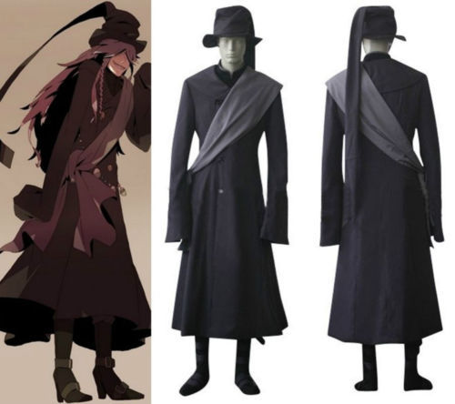 Black Butler Kuroshitsuji Undertaker Cosplay Uniform Costume set | eBay