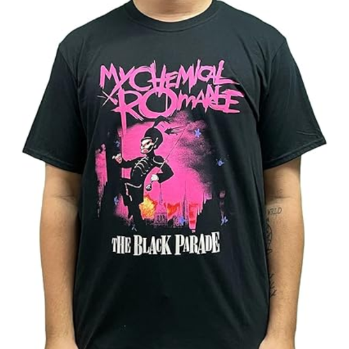 New Apparel My Chemical Romance T-Shirt The Black Parade Band Tee Emo ...