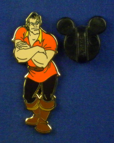 Gaston Arms Crossed Scowling Beauty and the Beast Booster 2008 Disney ...