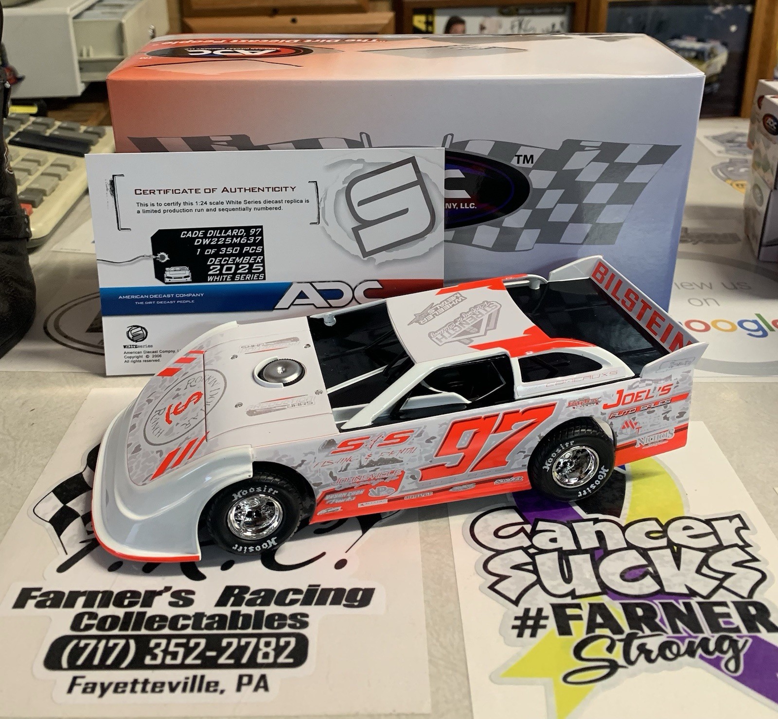 #97 Cade Dillard 2025 Dome ADC 1/24 Dirt Late Model DW225M637 | eBay