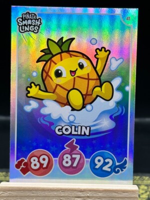2024 PInata Smashlings - Colin - Rainbow Foil Holo - 41 - RARE | eBay