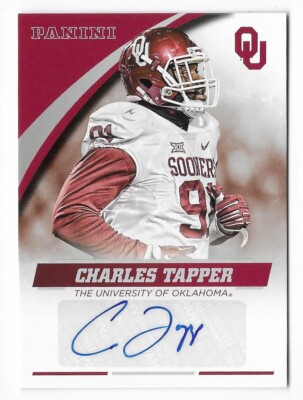 Charles Tapper 2016 Panini Team Collection Autograph #CTOU Oklahoma ...