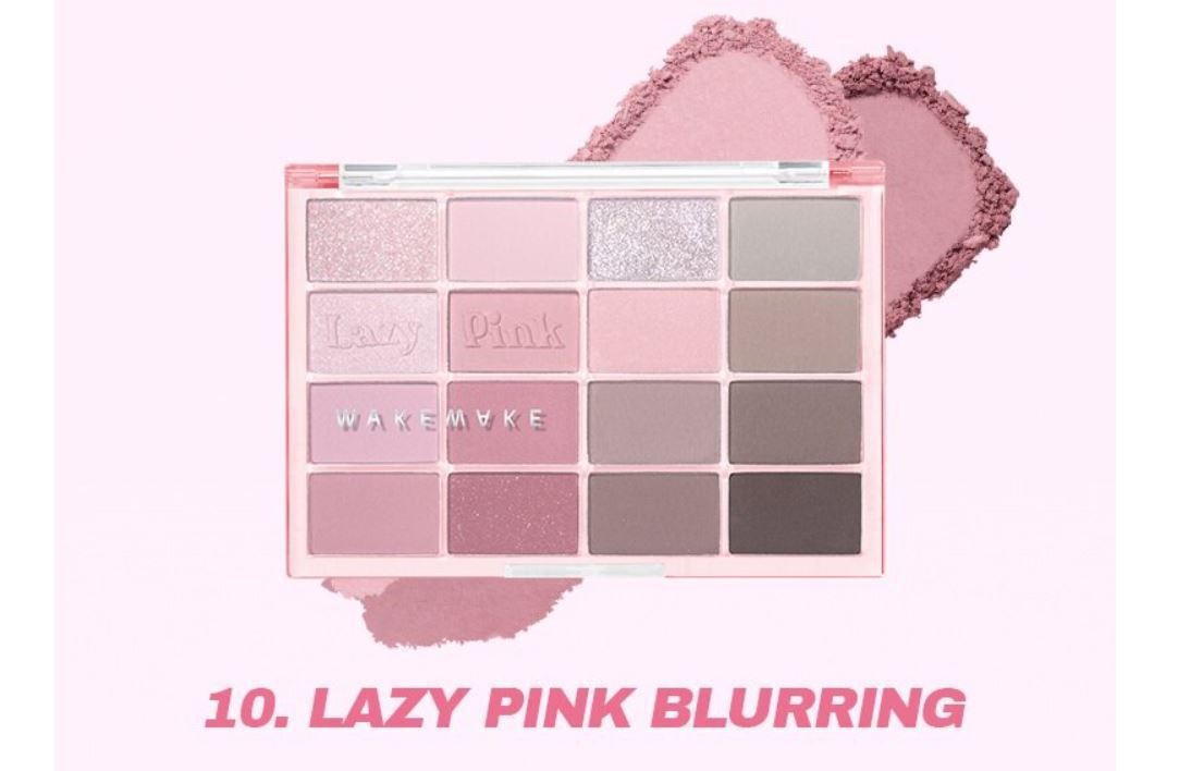 WAKEMAKE Soft Blurring Eye Palette Pink Highway 2 Colors 14g 2023 S/S ...