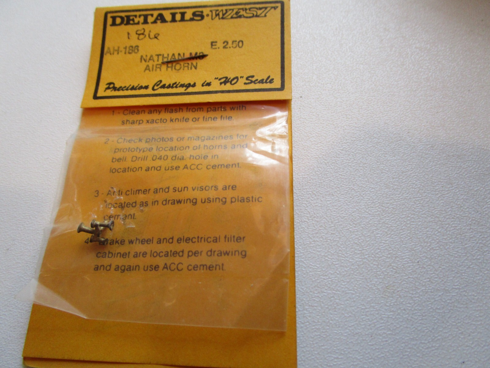 Details West HO #186 Air Horn, Nathan M3, Three-Chime | eBay