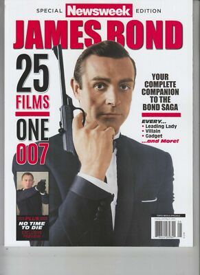 TOPIX MEDIA MAGAZINE 2020 SPECIAL NEWSWEEK EDITION JAMES BOND 007 ...
