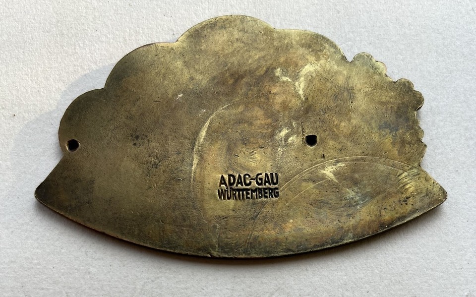 Badge automobile auto car club Germany ADAC Solitude Track Rennstrecke ...