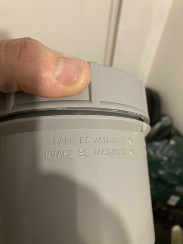 Polypipe 110mm Screwed Access Cap Spigot Tail Grey SA62G | eBay UK