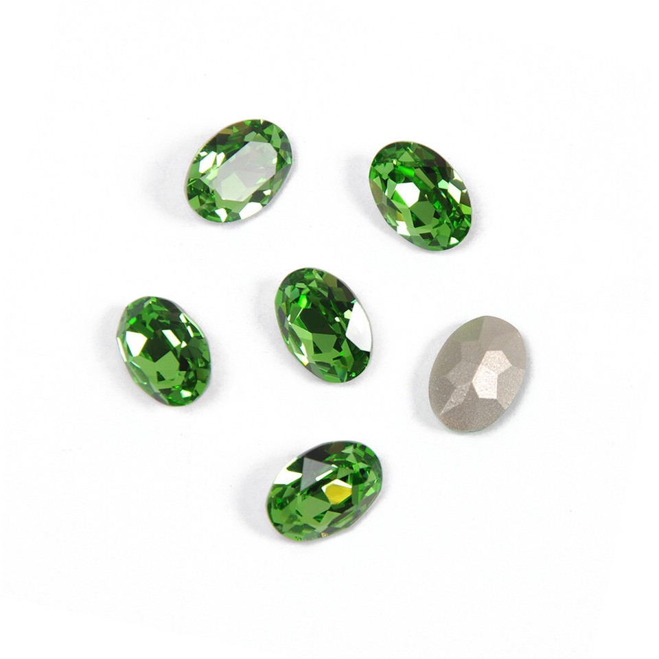 High-quality Colorful Oval Glass Rhinestone Crystal Strass Jewelry ...