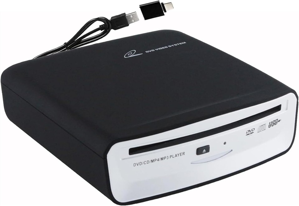 Portable USB Car CD DVD Player - Plug & Play, Anti-Shock, Android Nav ...